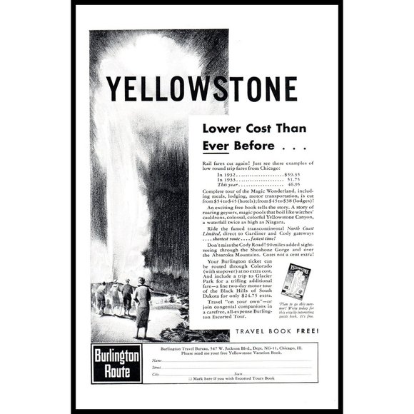 Yellowstone | Art | 934 Yellowstone National Park Old Faithful Geyser ...